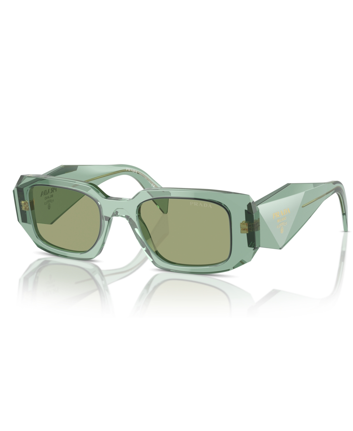 Click here for Prada Womens Symbole Rectangular Sunglasses  PR17W... prices