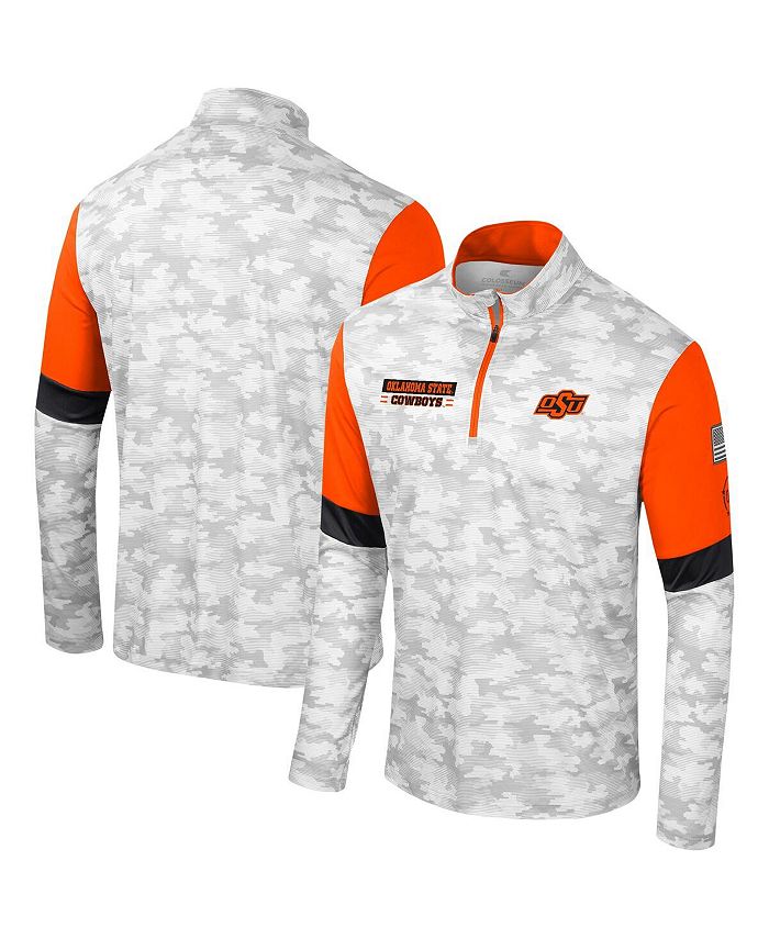 Colosseum Men's Camo Oklahoma State Cowboys OHT Military-Inspired Appreciation Tomahawk Quarter ...