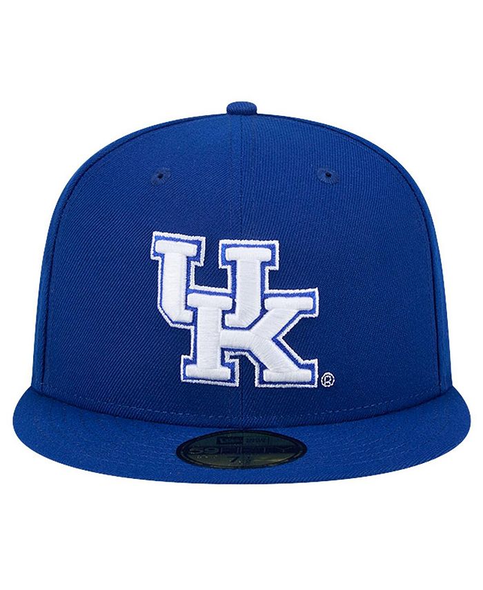 New Era Men's Royal Kentucky Wildcats Throwback 59FIFTY Fitted Hat - Macy's