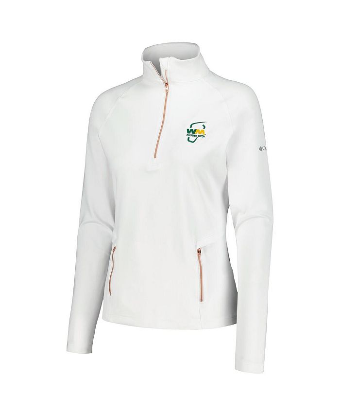 Columbia Women's White WM Phoenix Open Outward Nine Omni-Wick Raglan ...