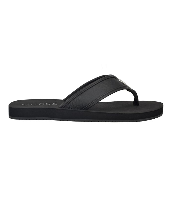 GUESS Men's Dingle Casual Flip Flop Thong Sandals - Macy's