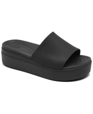 Crocs Women's Brooklyn Slide Sandals from Finish Line - Macy's