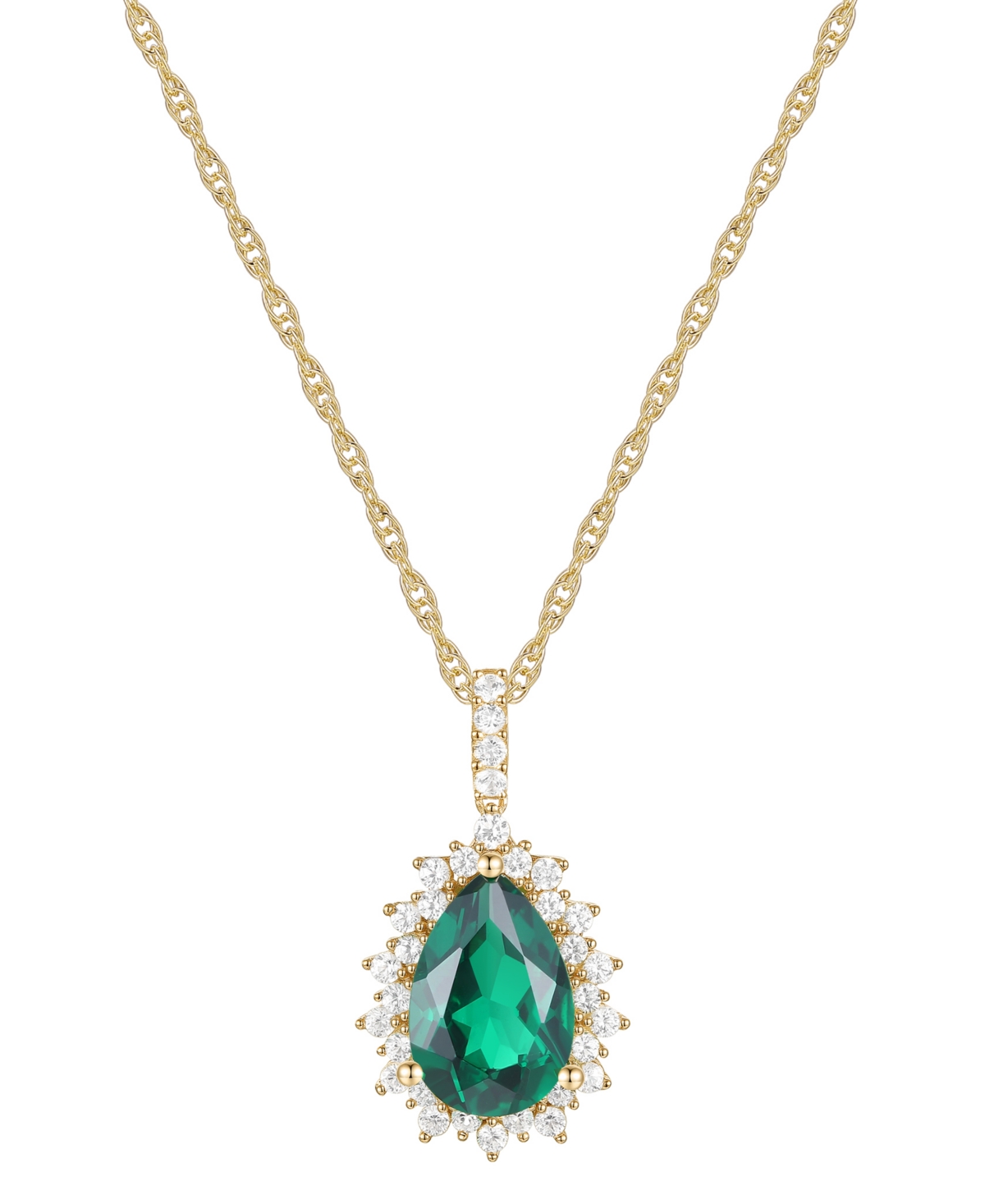 Click here for Lab-Grown Opal (1 ct. t.w.) & Lab-Grown White Sapp... prices