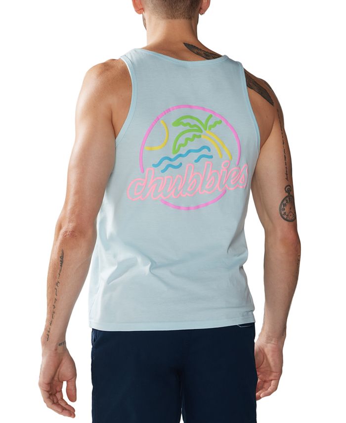 Chubbies Men's The Neon Dream Logo Graphic Tank - Macy's