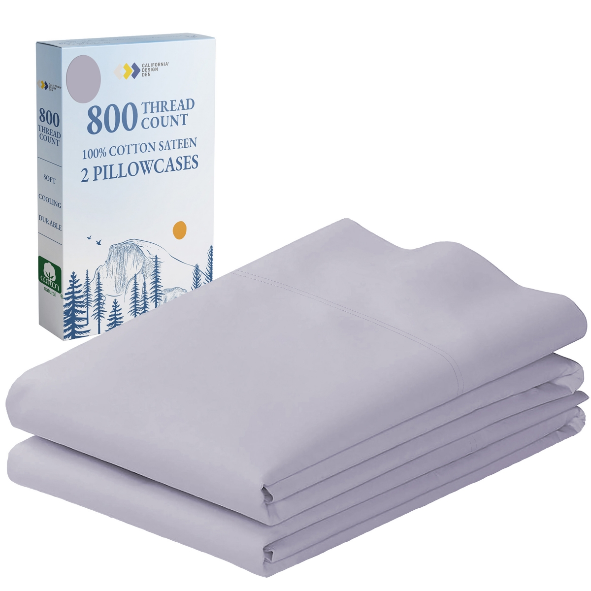 Click here for Luxury 800 Thread Count 2 King Pillowcases  100 Co... prices