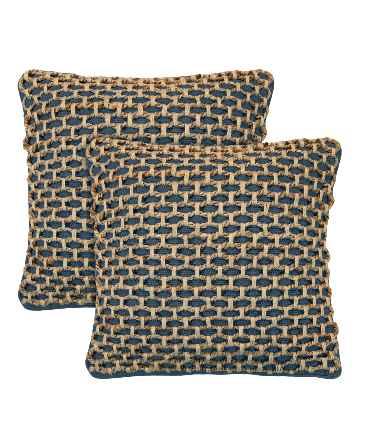 Click here for Boho Living Jada Jute Decorative Pillows 2 Piece S... prices