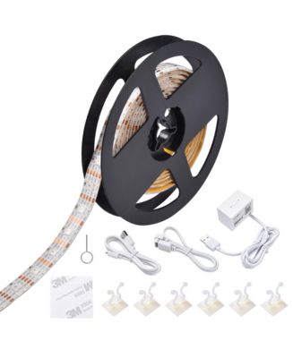 Yescom 6.6 Ft LED Strip Light Color Changing Voice Music Interact WIFI ...