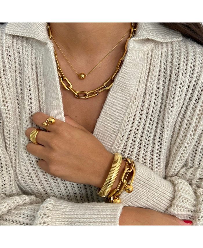 Ellie Vail Sandra Coil Bangle Bracelet - Macy's