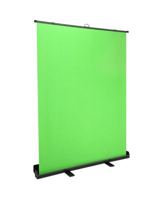 62x81inch Portable Pull Up Green Screen Backdrop Collapsible Chromakey ...