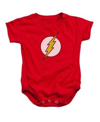 Flash Baby Girls Dc Baby DC Comics Logo Snapsuit - Macy's