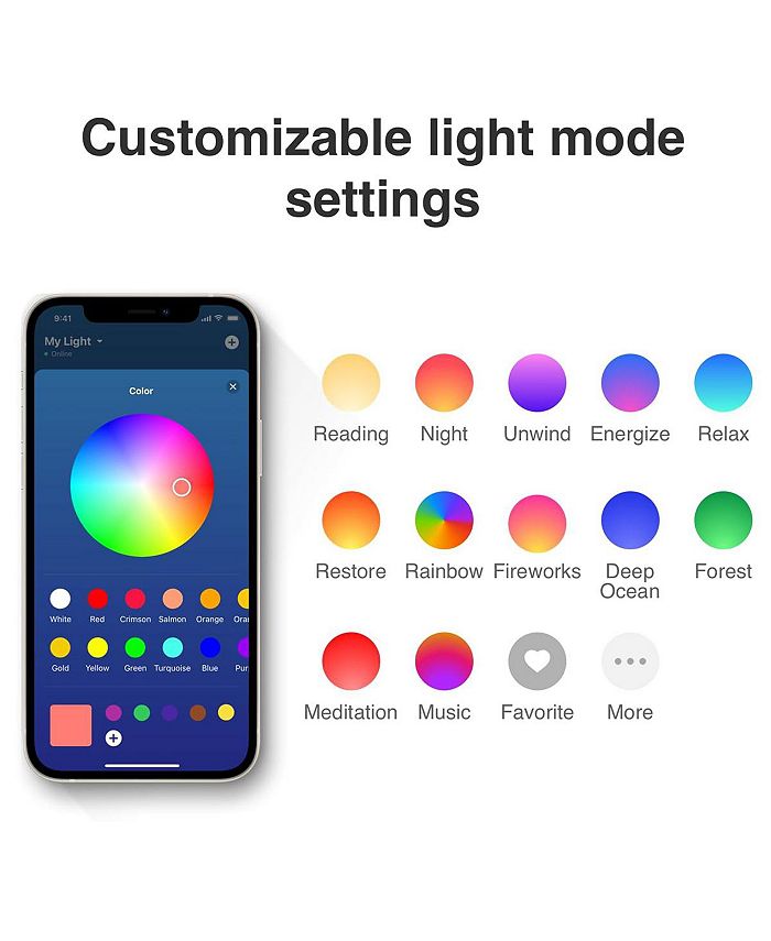 WiiM Wake-up Light All-in-One Sunrise Alarm Clock, Sound Machine ...