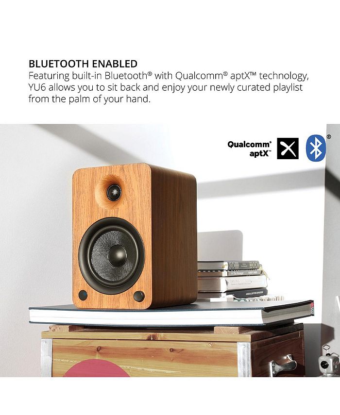 Kanto YU6 Powered Bookshelf Speakers with Built-In Bluetooth - Pair ...
