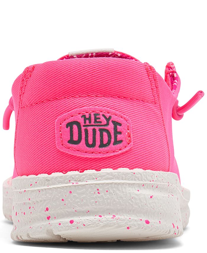 Hey Dude Toddler Girls' Wendy Canvas Casual Moccasin Sneakers from ...