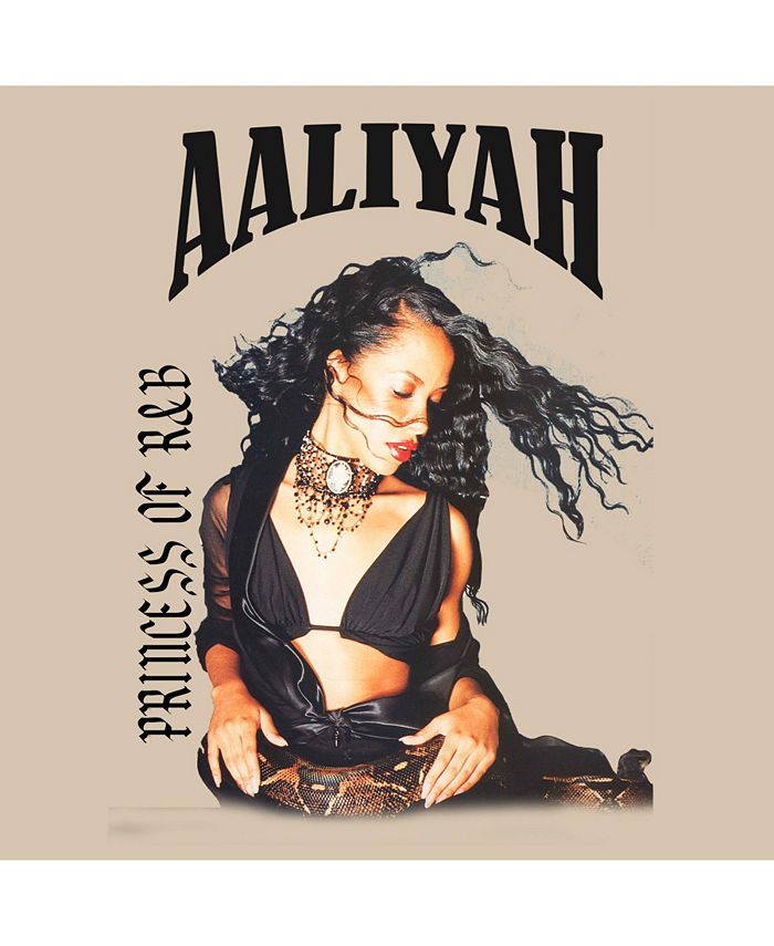 Philcos Men's Aaliyah Snake Black Princess of R&B T-shirt - Macy's