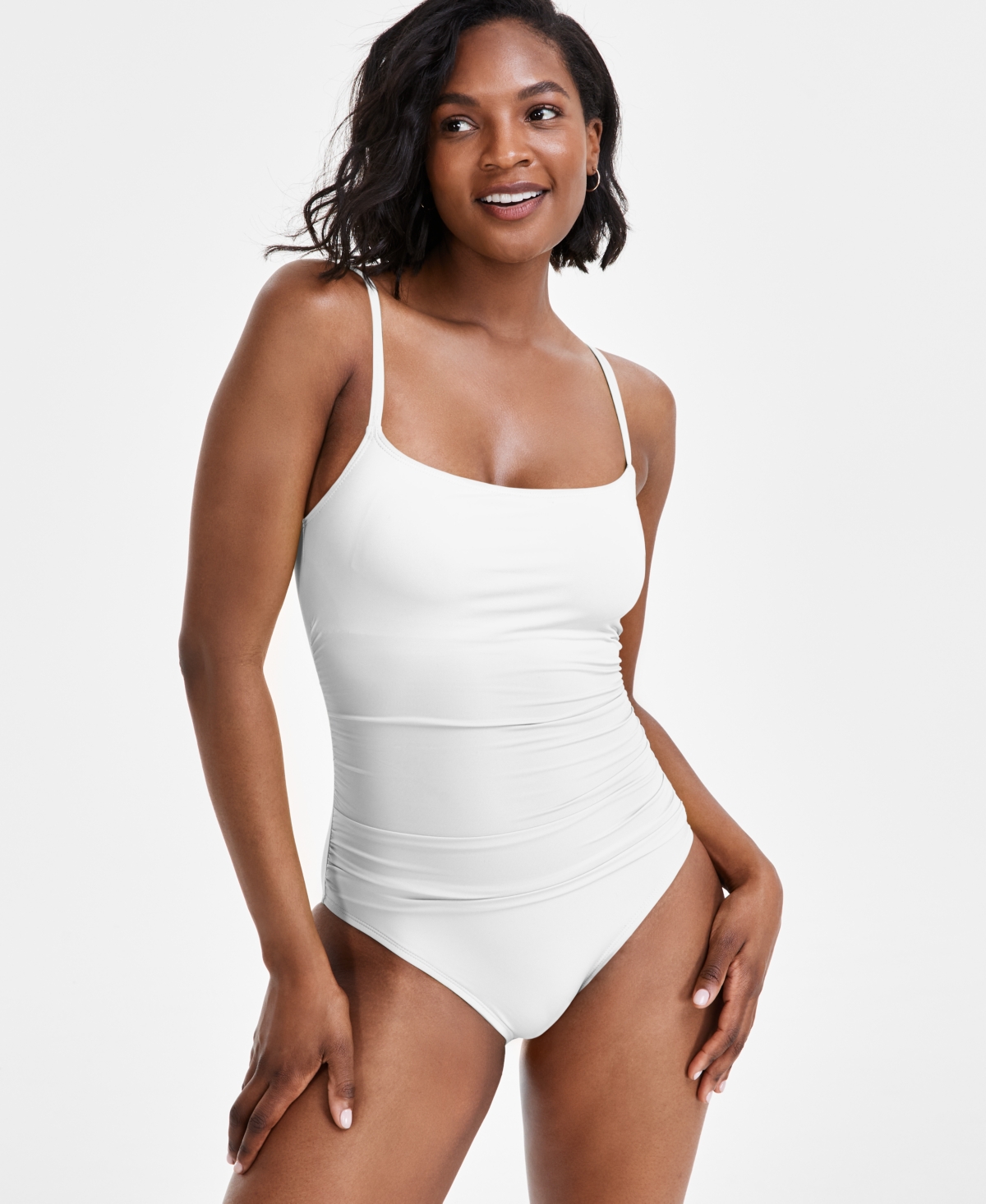 Click here for La Blanca Island Goddess One-Piece Swimsuit - Whit... prices