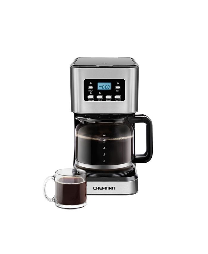 Chefman 12-Cup Programmable Coffee Maker with Digital Display and Auto ...