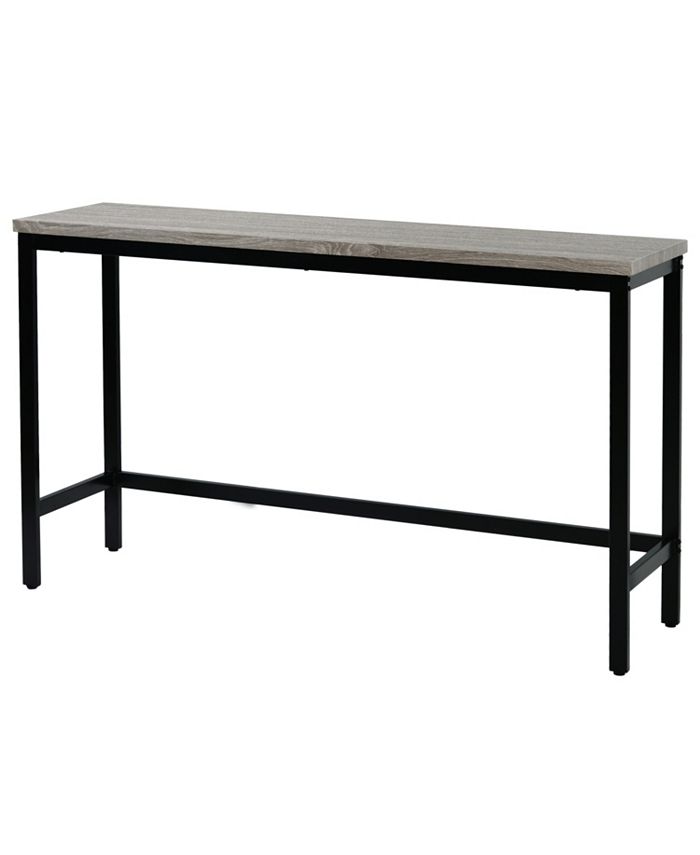 Simplie Fun Counter Height Extra Long Dining Table Set With 3 Stools ...