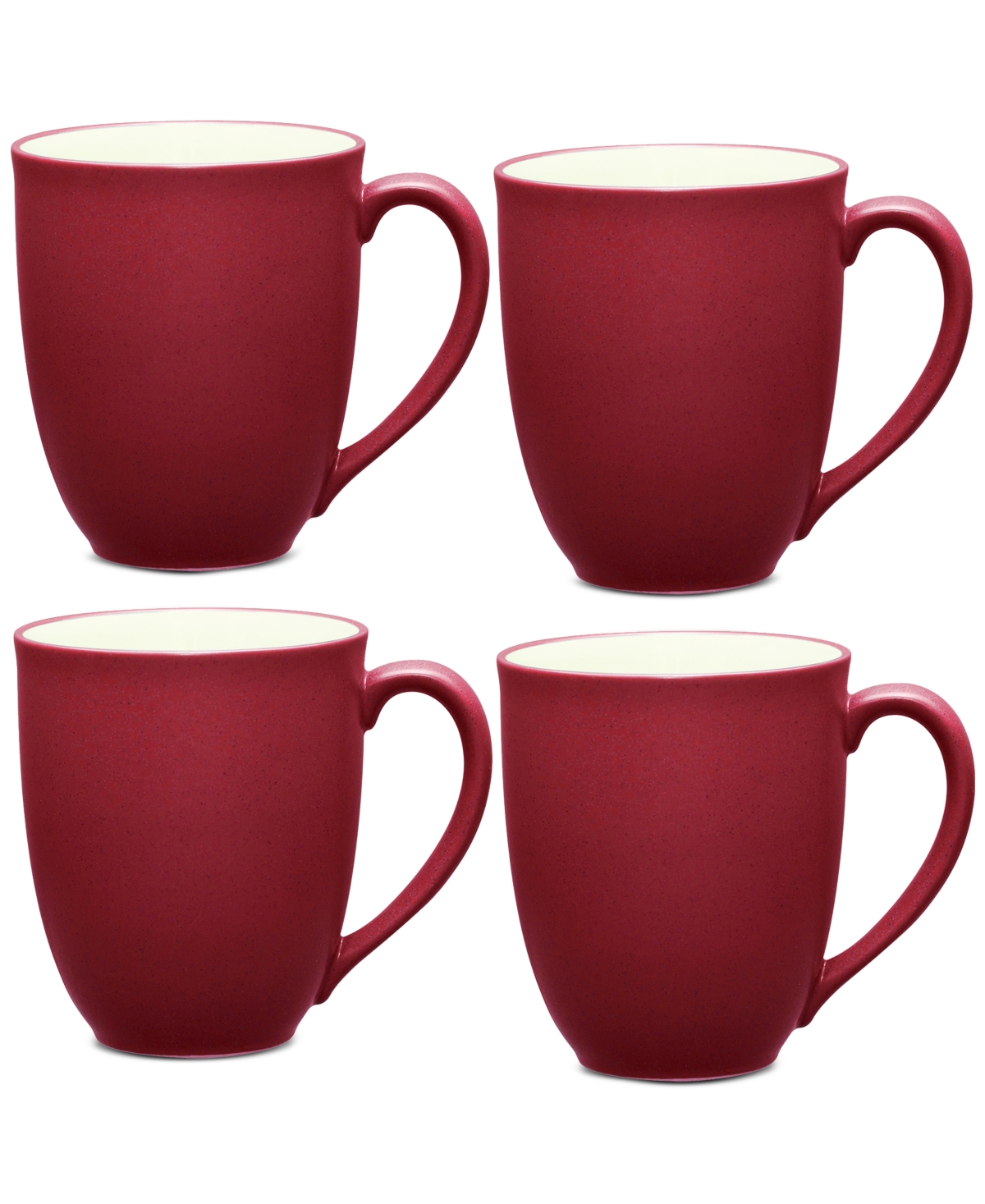 Click here for Noritake Colorwave Xl 18-oz. Mugs  Set of 4 - Rasp... prices