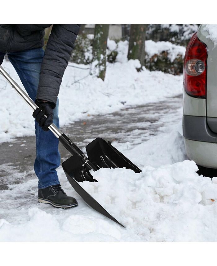 SUGIFT 3-in-1 Snow Shovel with Ice Scraper and Snow Brush - Macy's