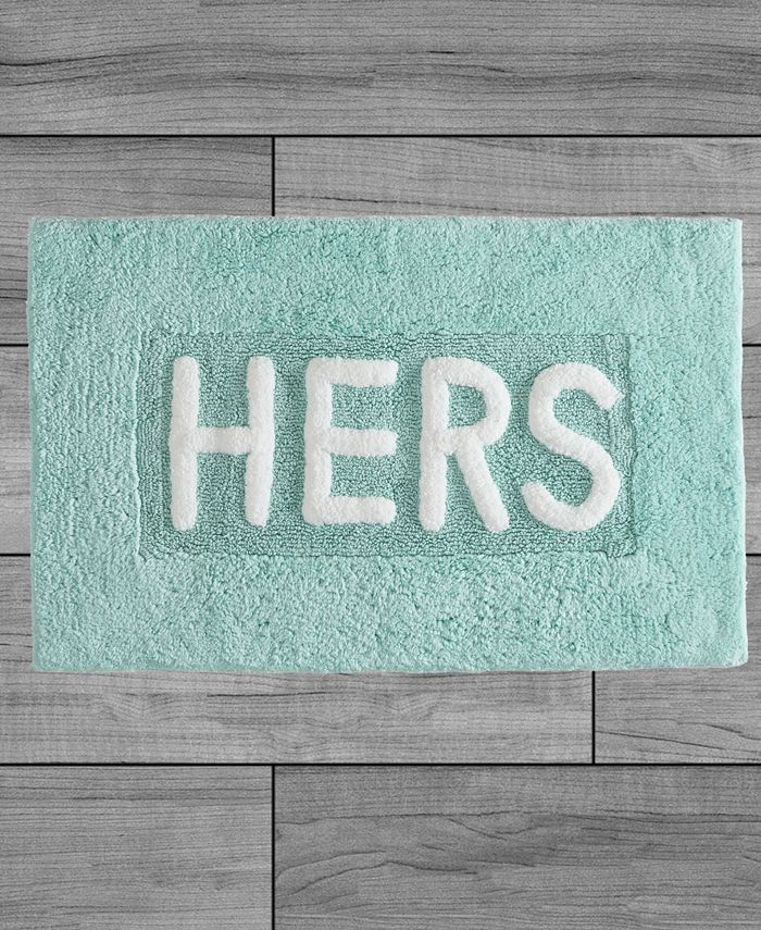 Jean Pierre Hers Cotton Bath Rug, 21" x 34" - Macy's