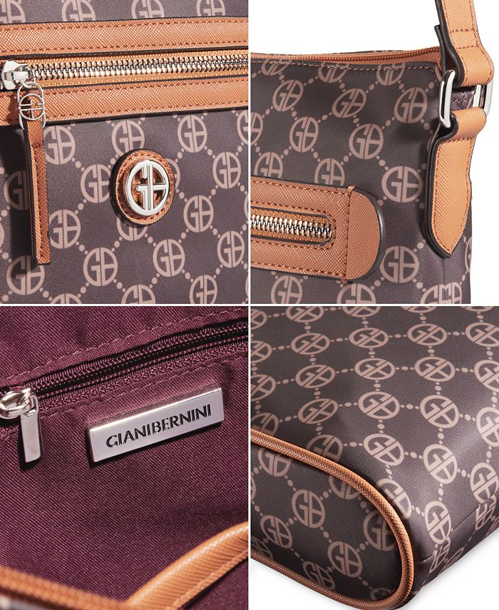 Giani Bernini Logo Nylon Crossbody, Created for Macy's - Macy's