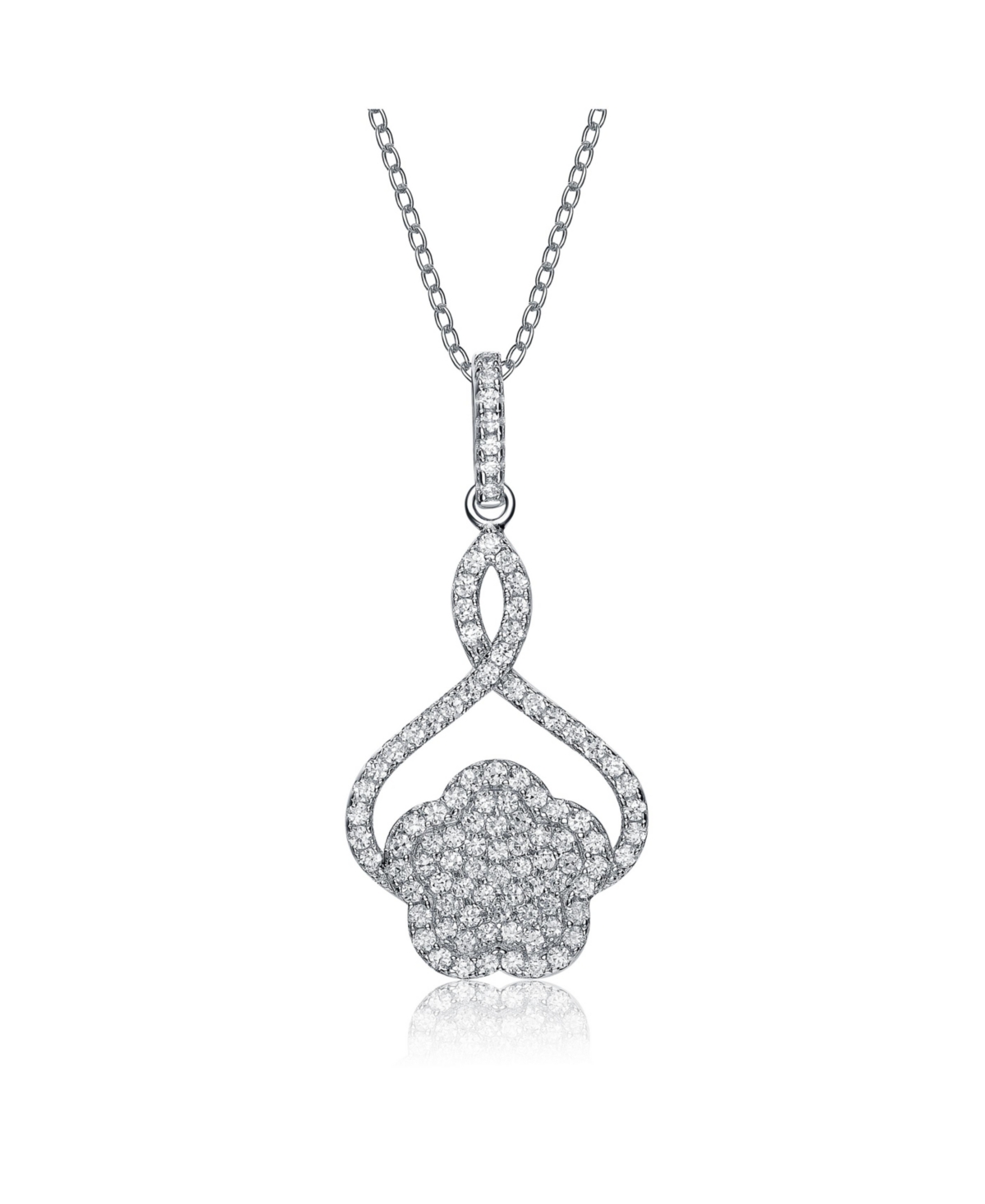 Click here for Sterling Silver White Gold Plated with Cubic Zirco... prices
