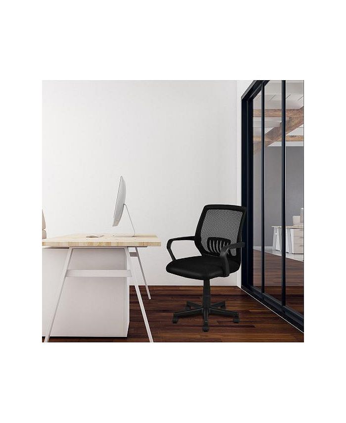 Slickblue Modern Ergonomic Mid-back Mesh Computer Office Chair - Macy's