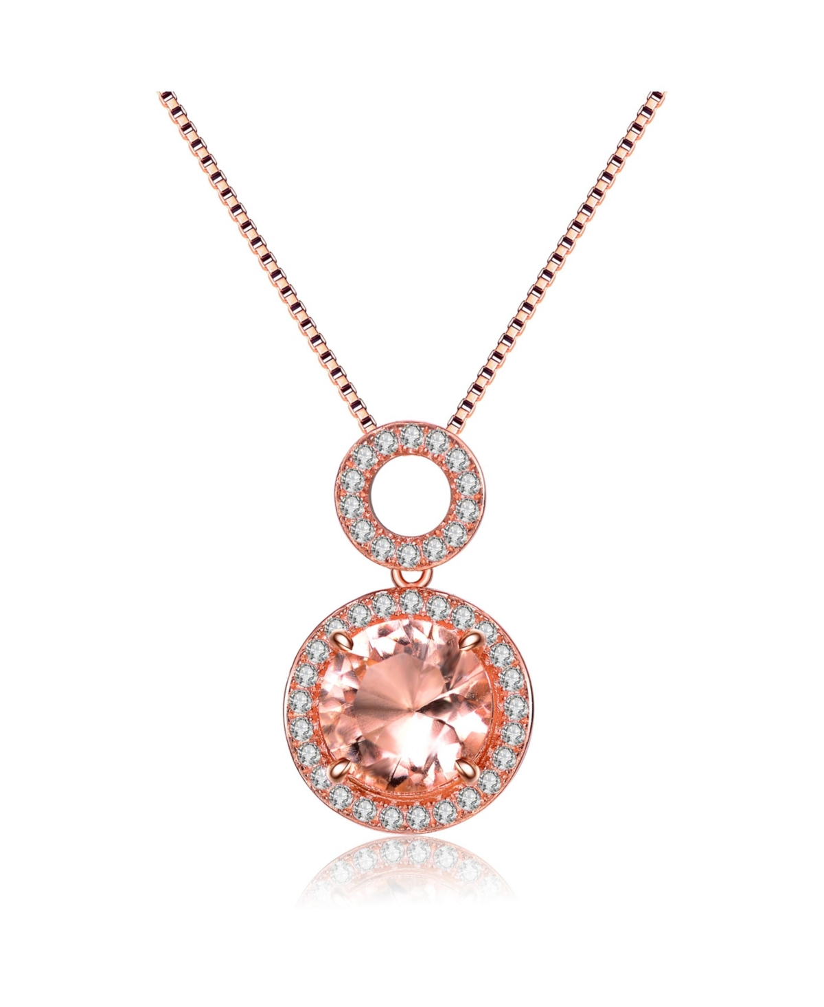 Click here for Sterling Silver Overlay Champagne Cubic Zirconia D... prices