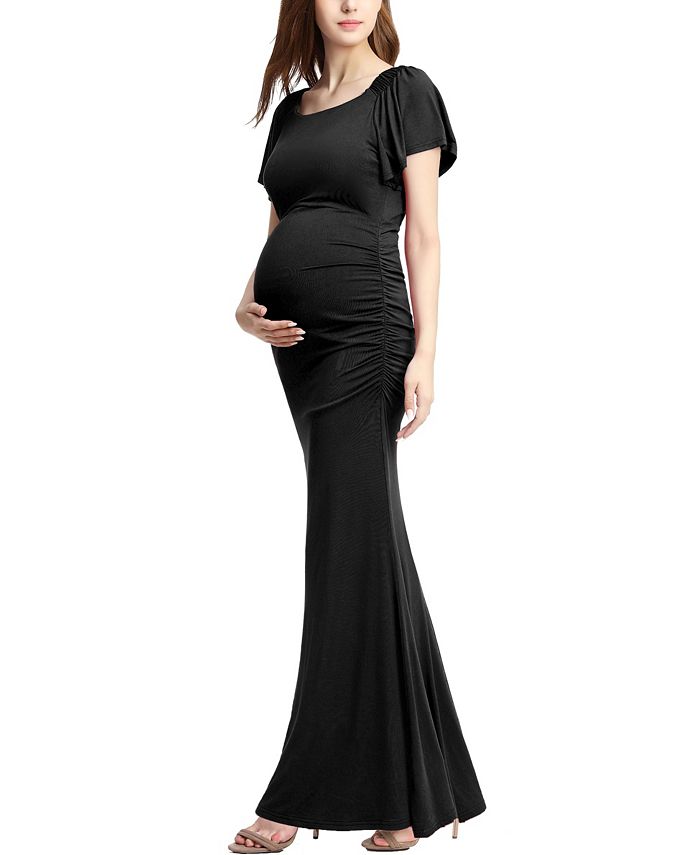 kimi + kai Maternity Abigail Off Shoulder Maxi Dress - Macy's