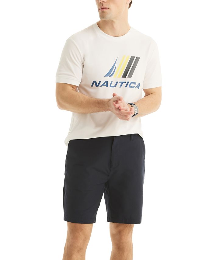 Nautica Men's Navtech Classic-Fit Logo Graphic Performance T-Shirt - Macy's