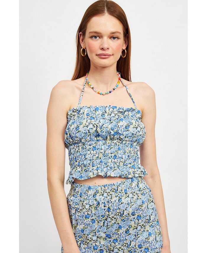 Emory Park Women's Vera Halter Neck Top - Macy's