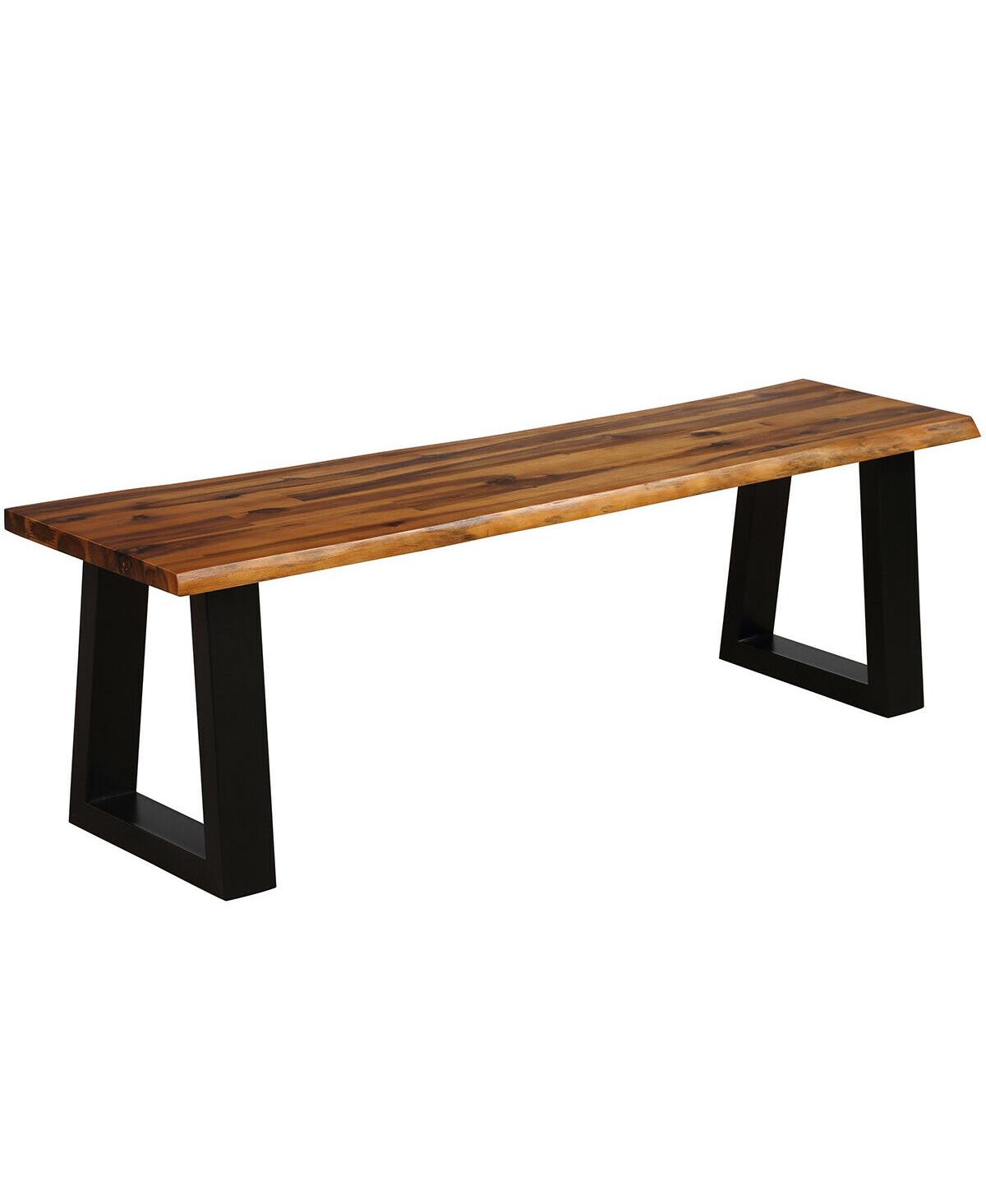 Click here for Sugift Solid Acacia Wood Patio Bench Dining Bench... prices