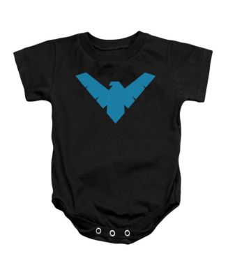 Batman Baby Girls Baby-Girls Nightwing Symbol Snapsuit - Macy's