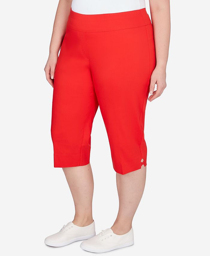 Ruby Rd. Plus Size Americana Clamdigger Capri Pants - Macy's