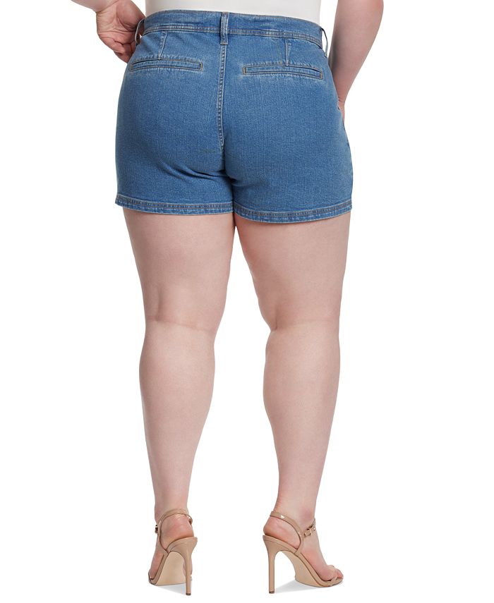 Jessica Simpson Trendy Plus Size Denim Skort Macys