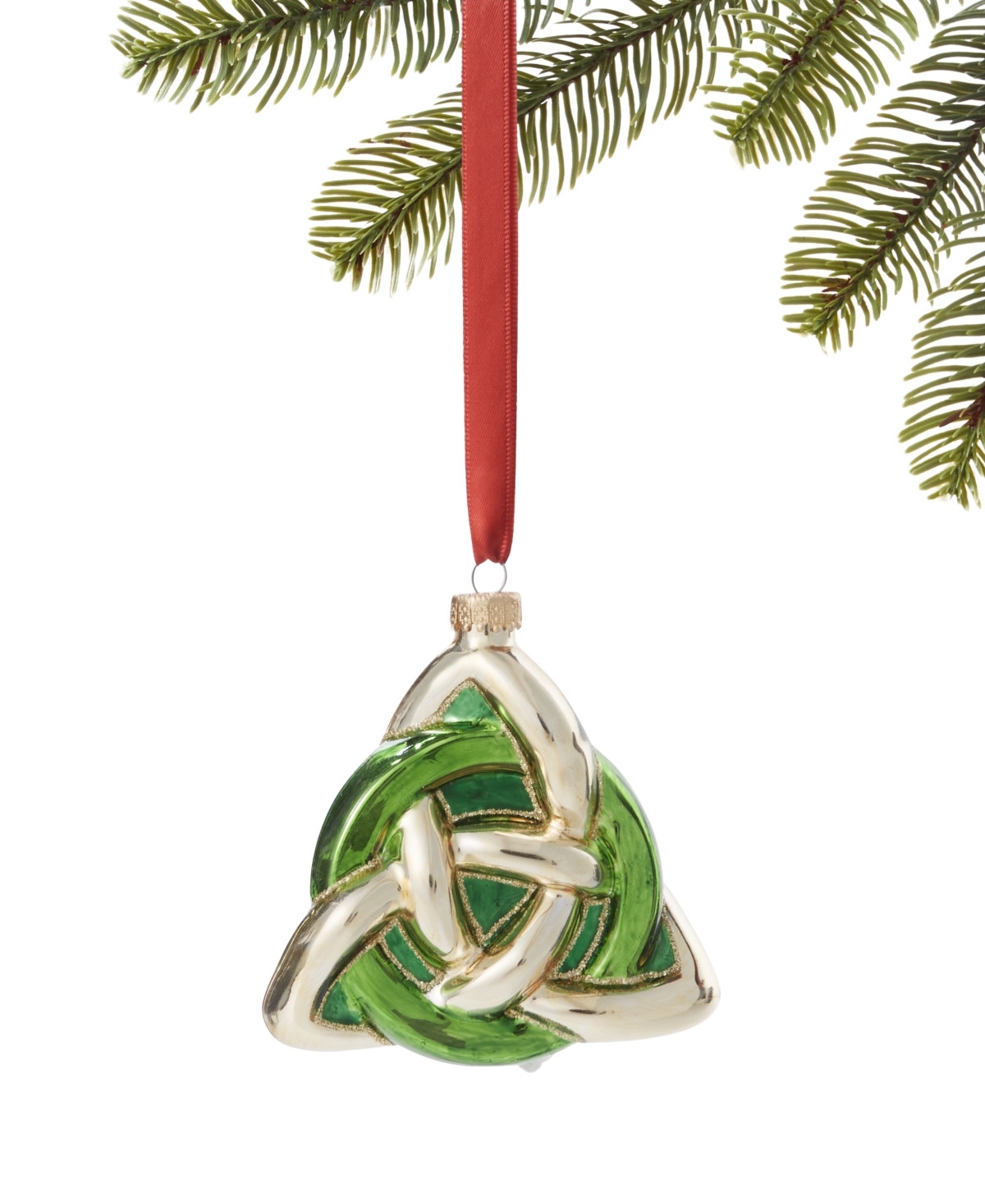 Click here for Holiday Lane Around the World Glass Trinity Orname... prices