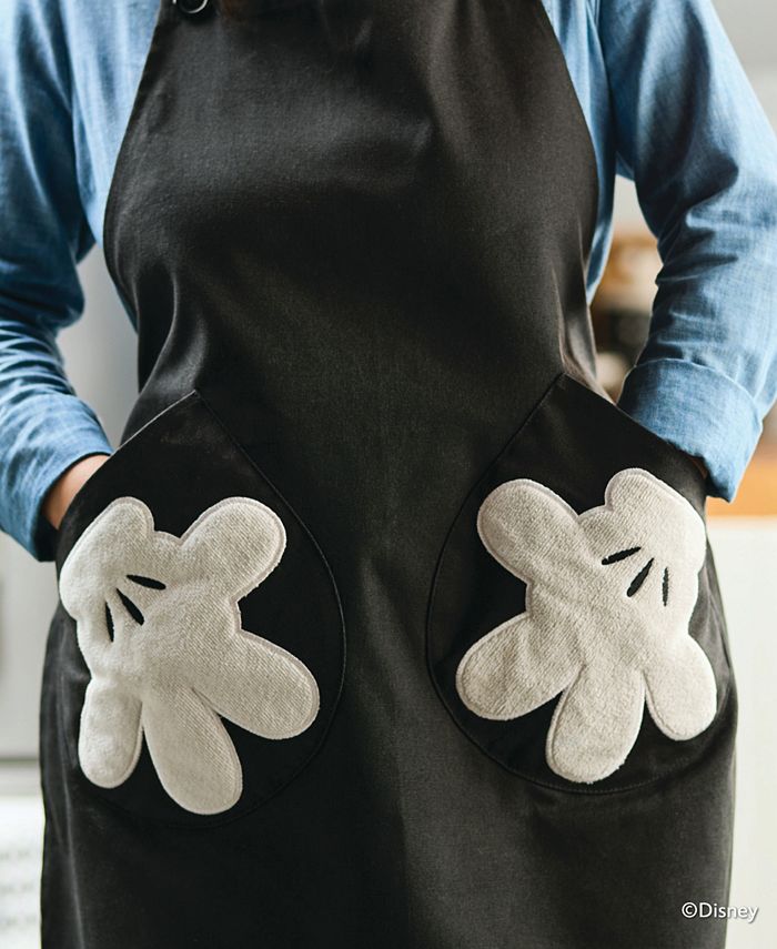 Disney Monochrome Cotton Adjustable Apron - Macy's