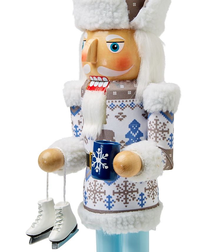 Holiday Lane Northern Holiday Ice Skater Nutcracker, Created for Macy's ...