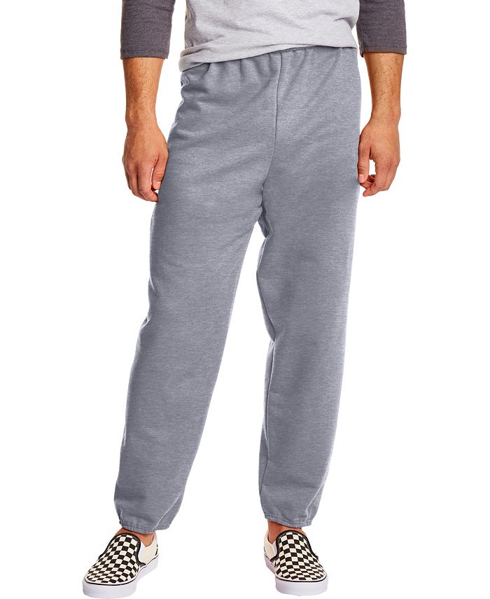 Hanes EcoSmart Men's 32" Fleece Sweatpants, 2-Pack - Macy's