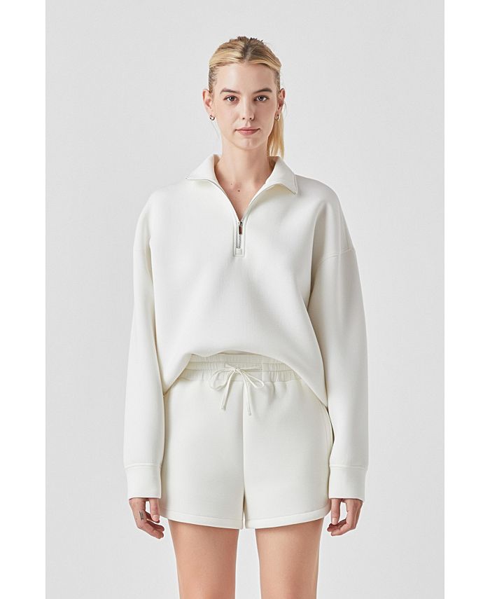 Grey Lab Women's Scuba Sweatshirt - Macy's