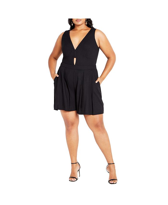CITY CHIC Plus Size Everlee Playsuit - Macy's
