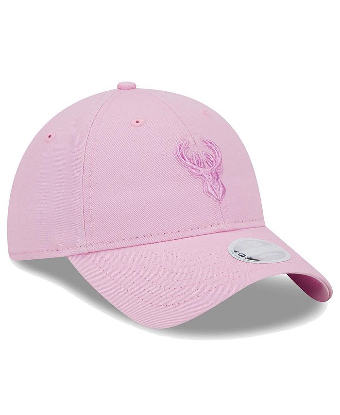New Era Women's Pink Milwaukee Bucks Colorpack Tonal 9twenty Adjustable ...