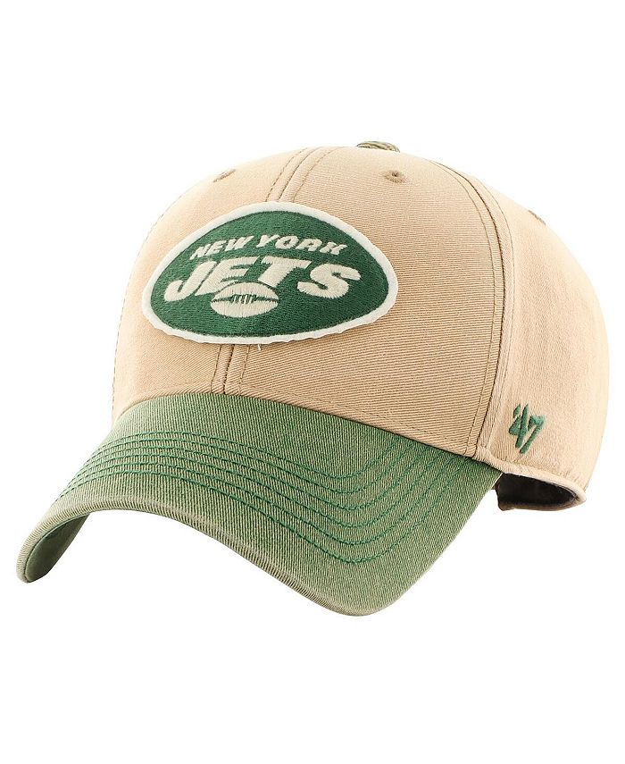 '47 Brand 47 Brand Men's Khaki/Green New York Jets Dusted Sedgwick MVP ...