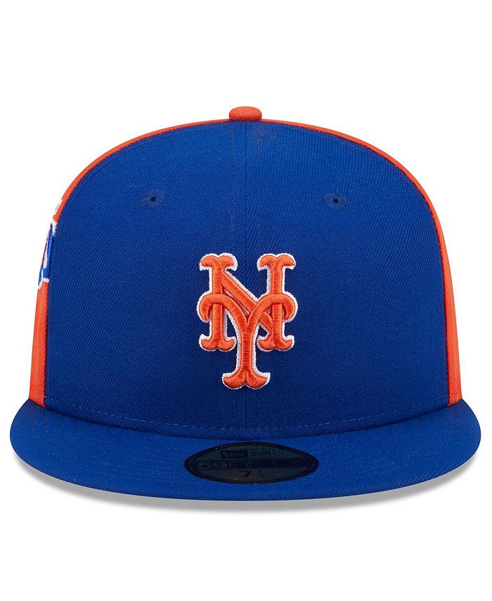 New Era Men's Royal/Orange New York Mets Gameday Sideswipe 59fifty ...