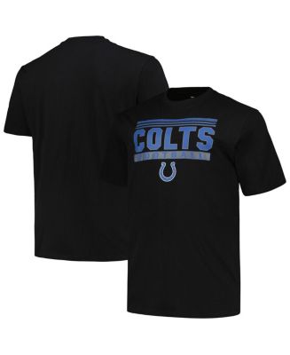 Fanatics Branded Men's Black Indianapolis Colts Big Tall Pop T-Shirt ...