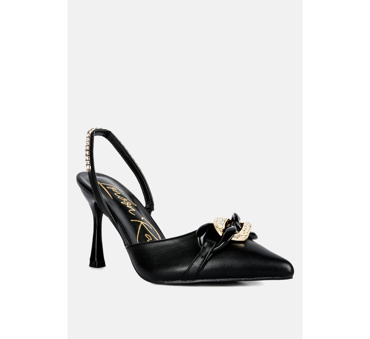 Click here for Pull Me Diamante Embellished Chain Women - Black prices