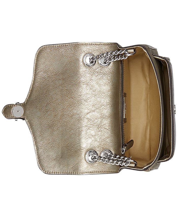 Lauren Ralph Lauren Metallic Small Bradley Convertible Bag - Macy's