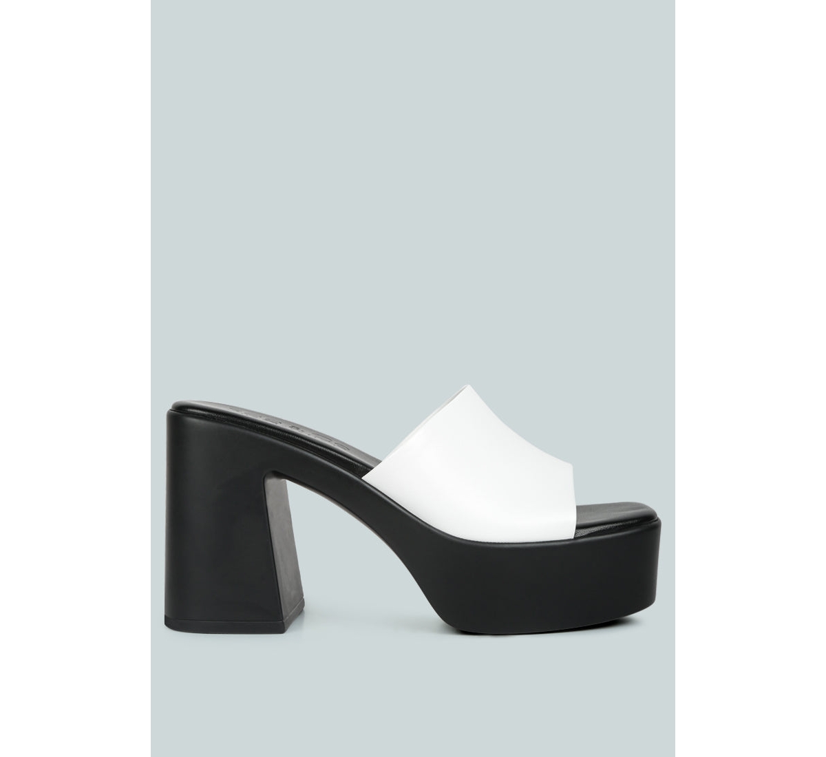 Click here for Scandal Womens Slip on Block Heel Sandals - White prices