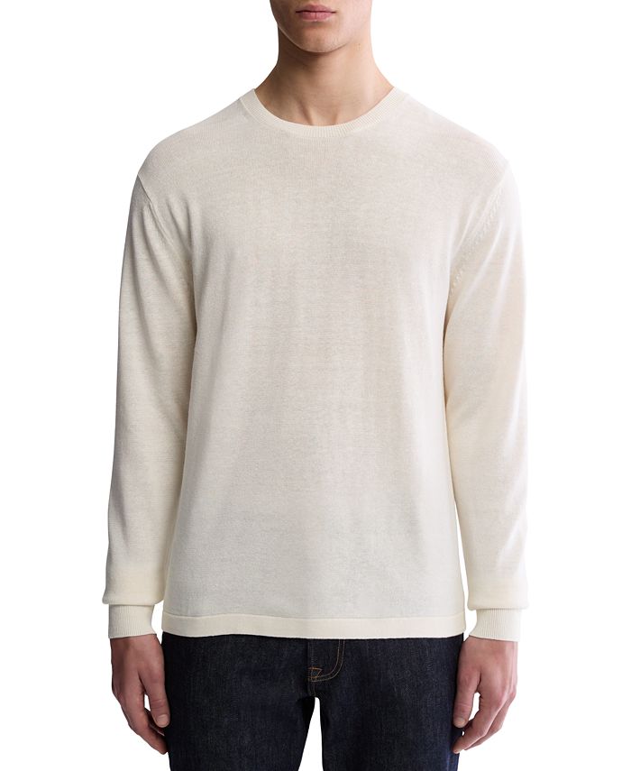 Calvin Klein Men's Linen Sweater - Macy's