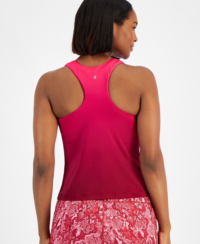 Id Ideology Womens Ombré Shelf Bra Racerback Tank Top Created For